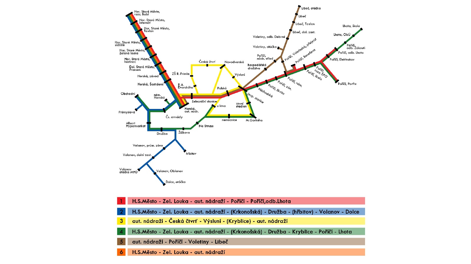 MHD Trutnov - Arriva